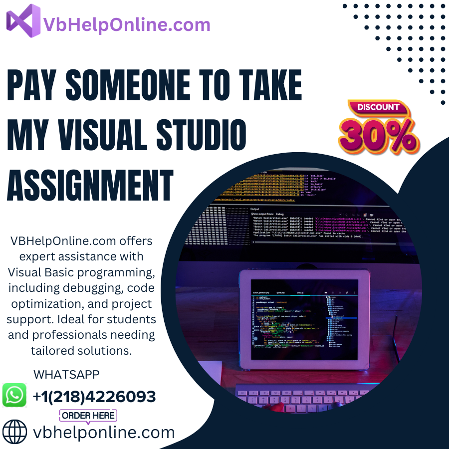 Hire Someone To Take My Visual Studio Assignment | Visual Basic Assignment Help From Experts